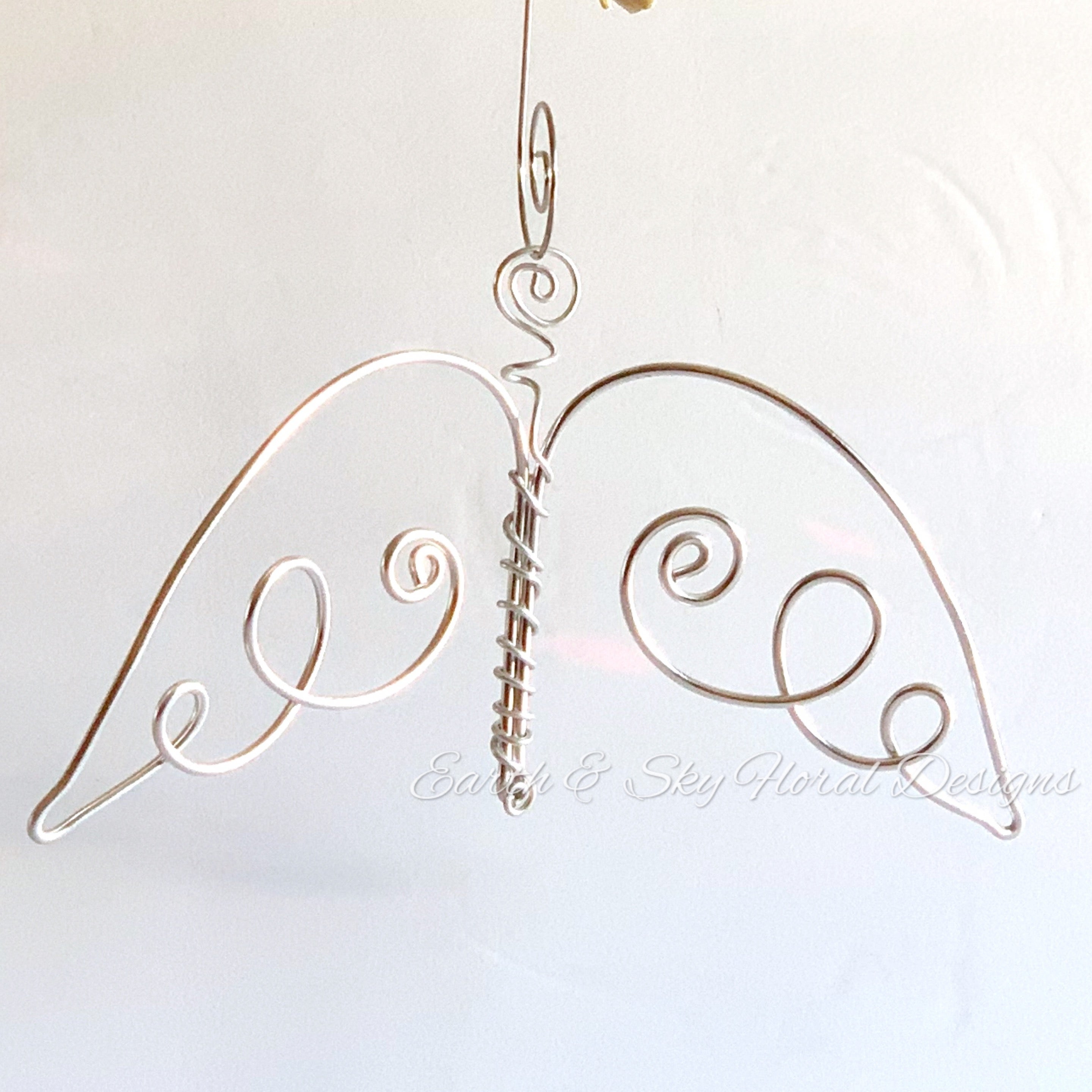 Wire Angel Wings | Earth & Sky Floral Designs